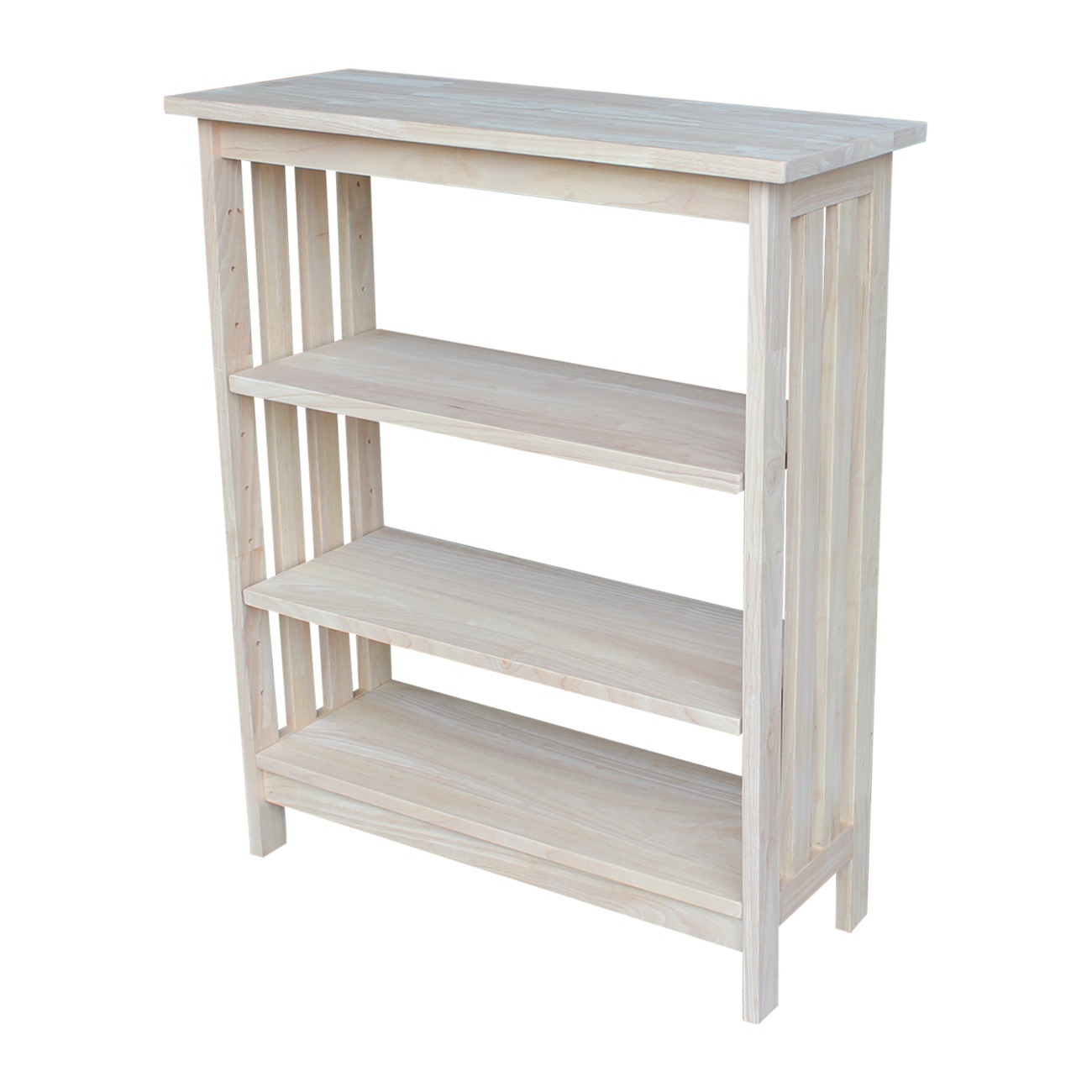 3ft Mission Bookcase - Lam Brother's Unfinished Furniture